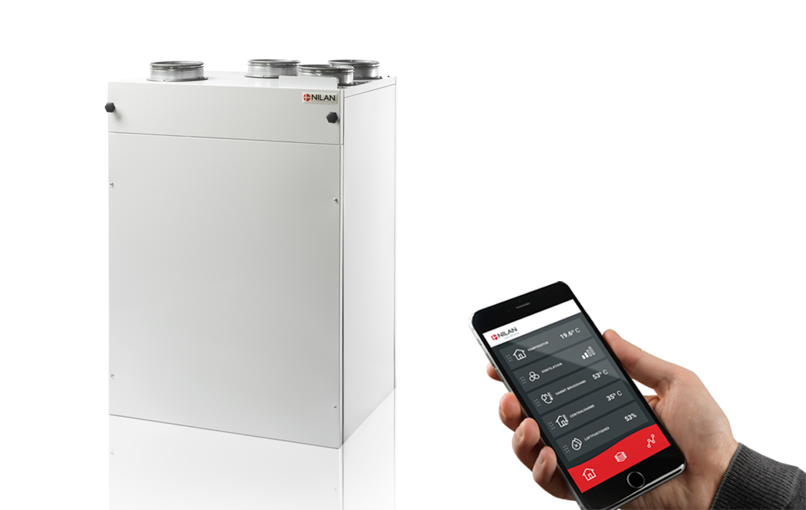 Ventilation unit Comfort CT500 has low power consumption