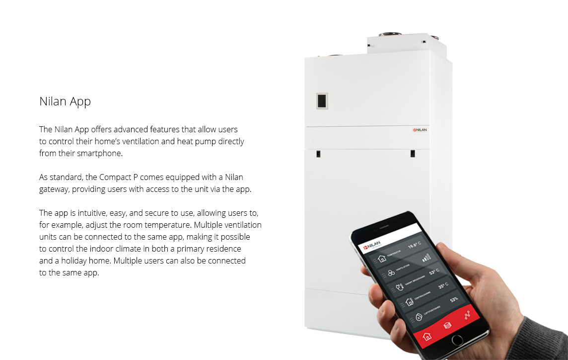Compact P - multi-unit with several installations combined in one