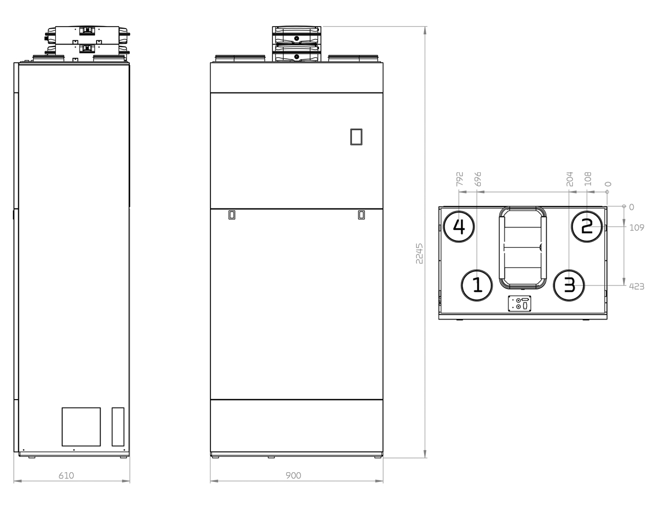 Multi-unit enables energy efficiency and thereby overall savings