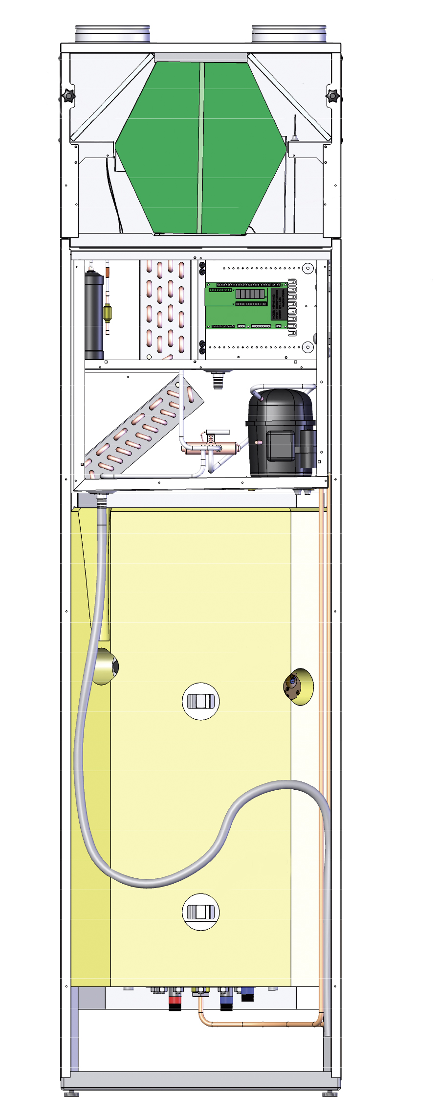 Compact and energy friendly unit which saves you considerable space