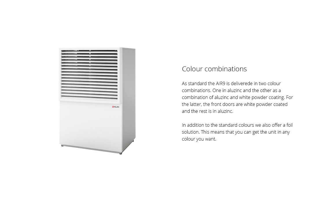 DHW AIR - domestic hot water and heating