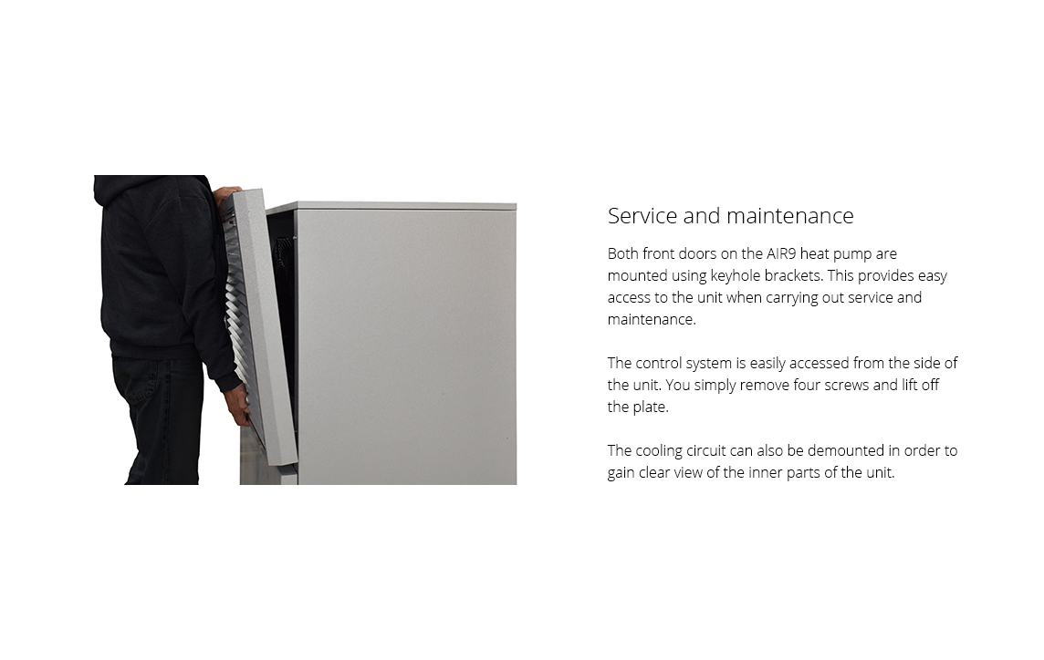 DHW AIR - domestic hot water and heating