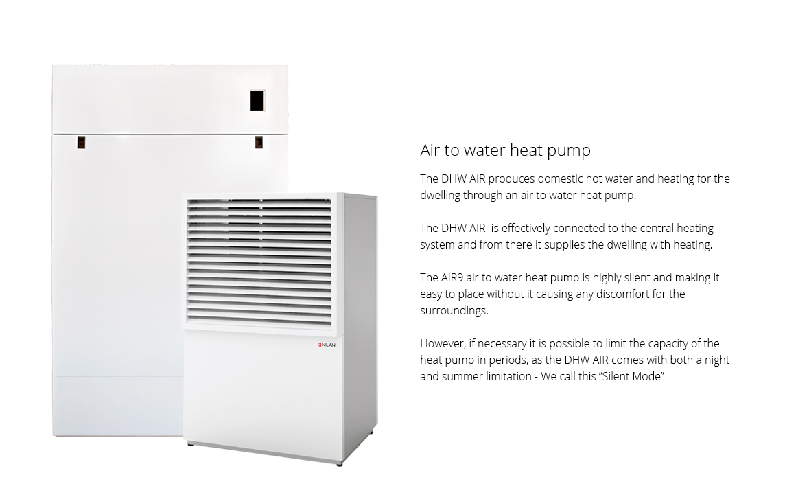 DHW AIR - domestic hot water and heating