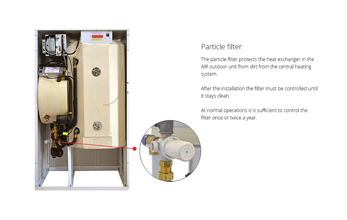 DHW AIR - domestic hot water and heating